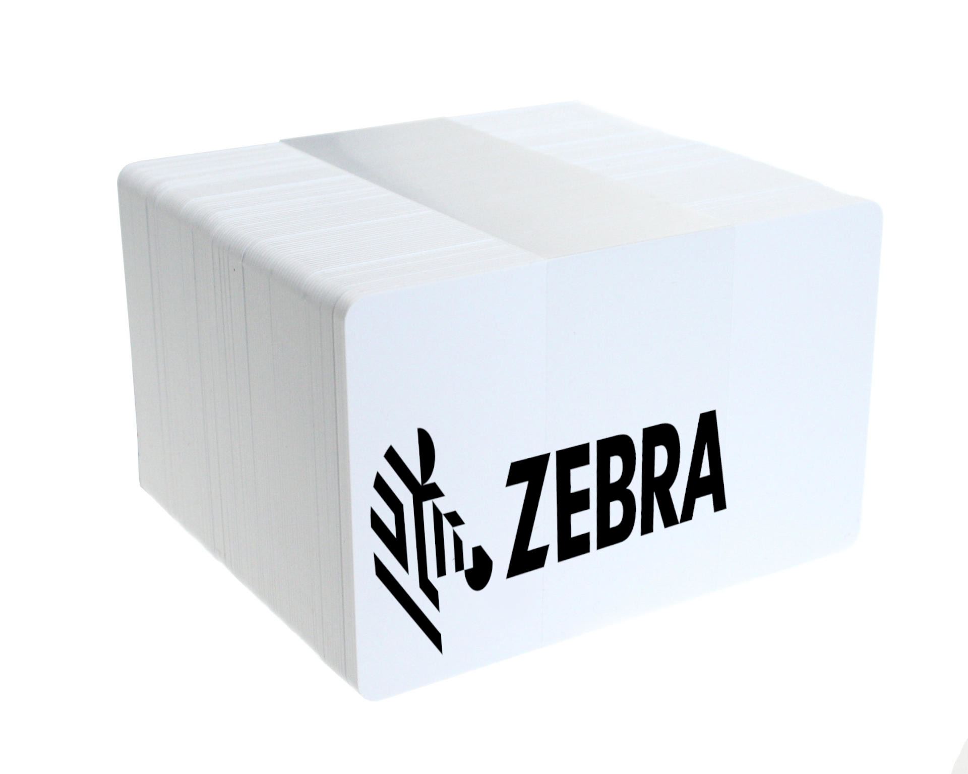 Zebra 104523-116 Blank White 760 Micron PVC Cards | In Stock