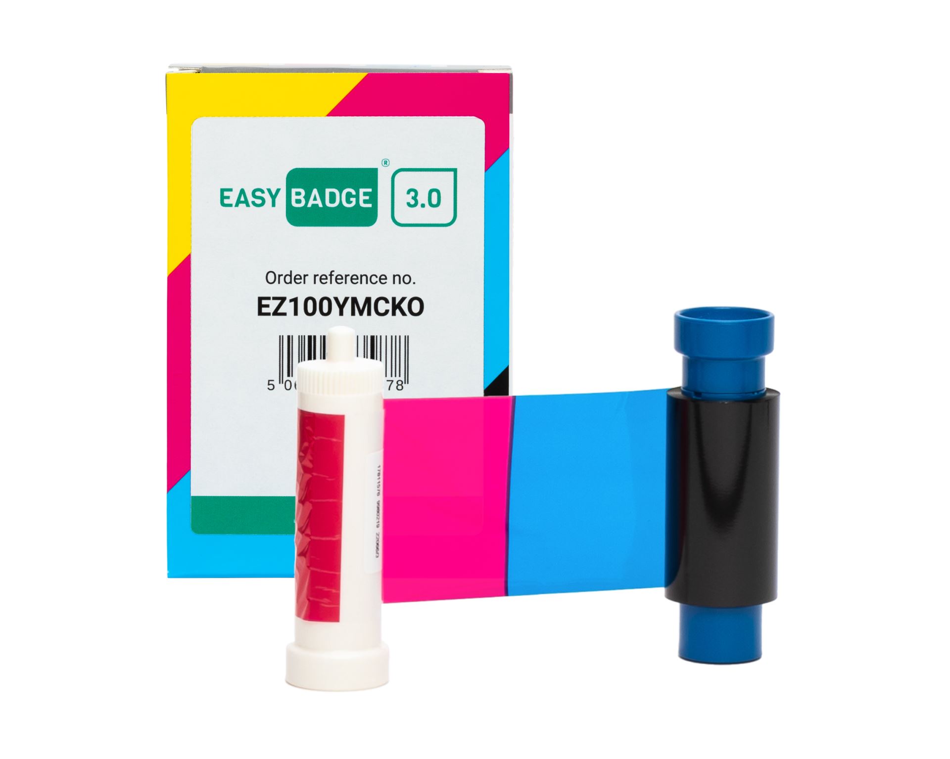 EasyBadge 3.0 YMCKO Full Colour RFID Ribbon | In Stock, Ready To Buy