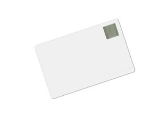 Plain White PVC Cards With Silver Holopatch | Digital ID